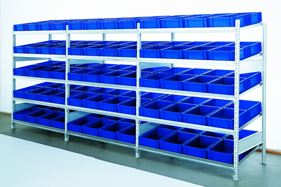 Rafturi pentru sarcini mici cu separatoare si accesorii